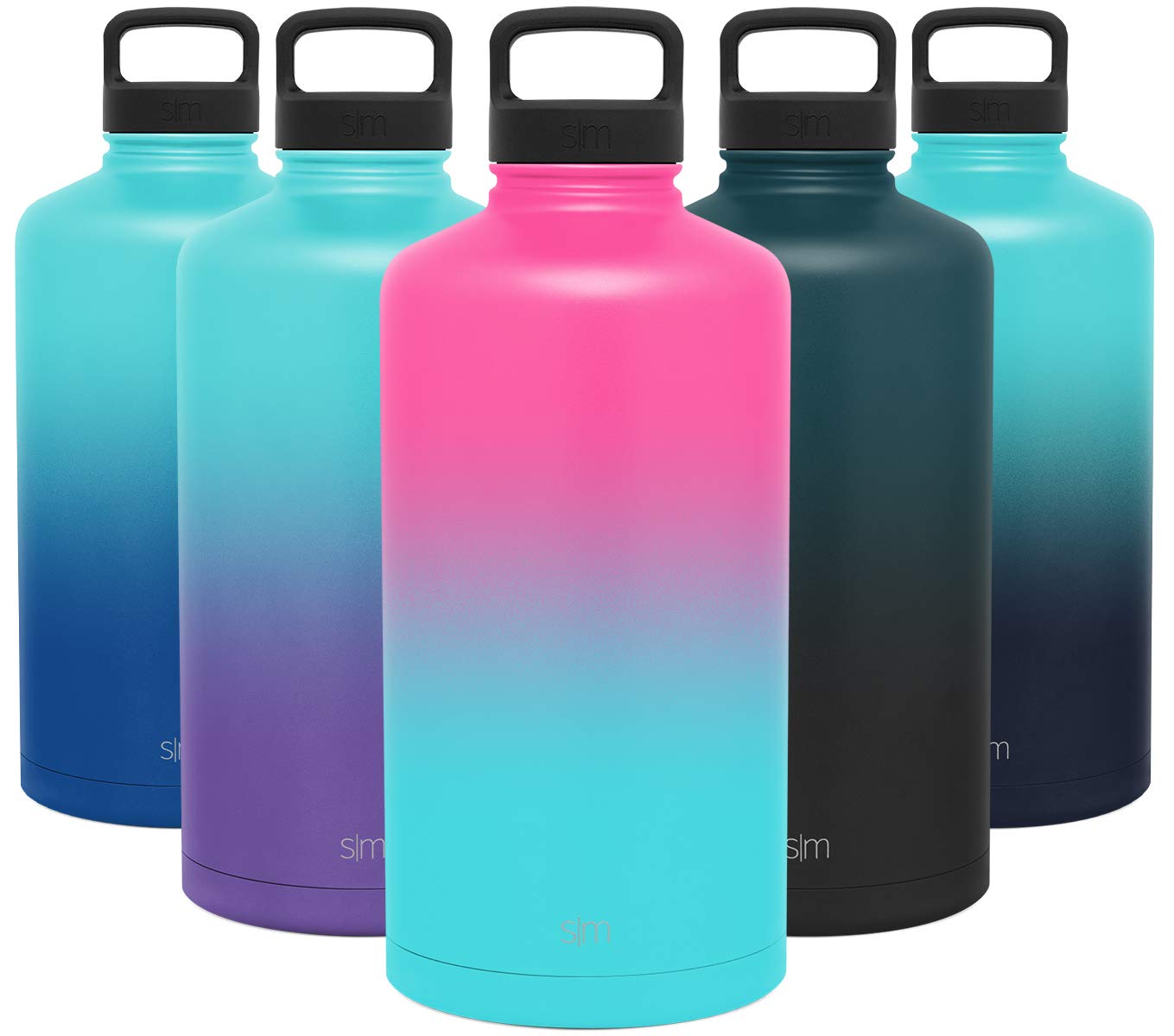 Simple Modern Gallon Summit 128 Ounce Water Bottle - Large Stainless ...