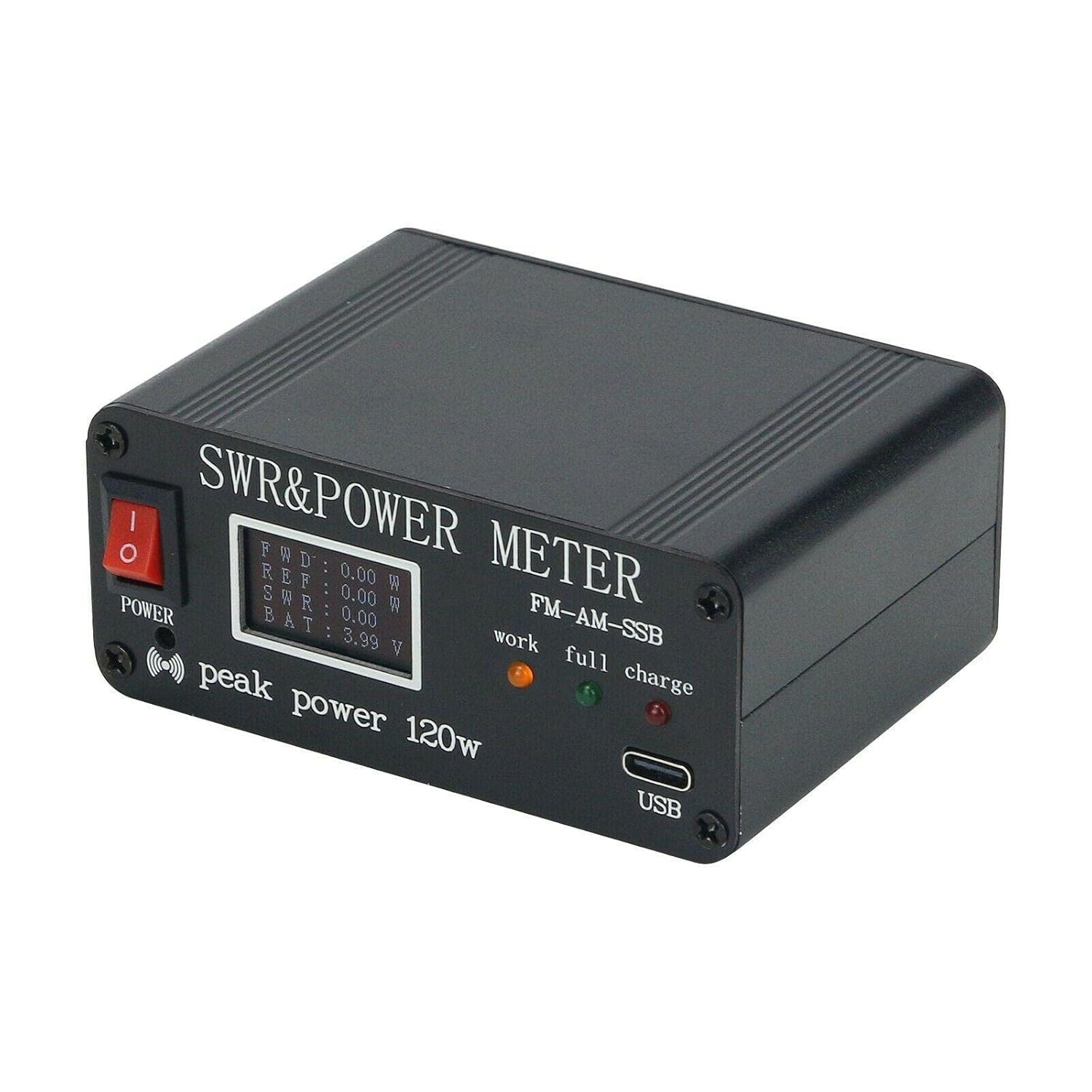 Amazon.com: 120W Power Watt Meter SWR & Power Meter Peak Power FM-AM ...