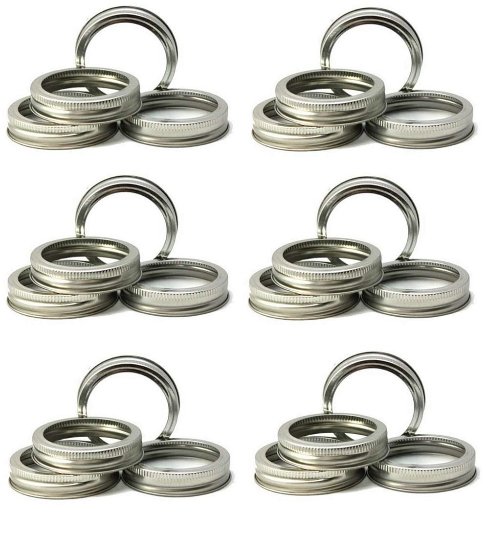 Amazon.com: Mason Jar Replacement Rings or Durable & Rustproof Tinplate ...