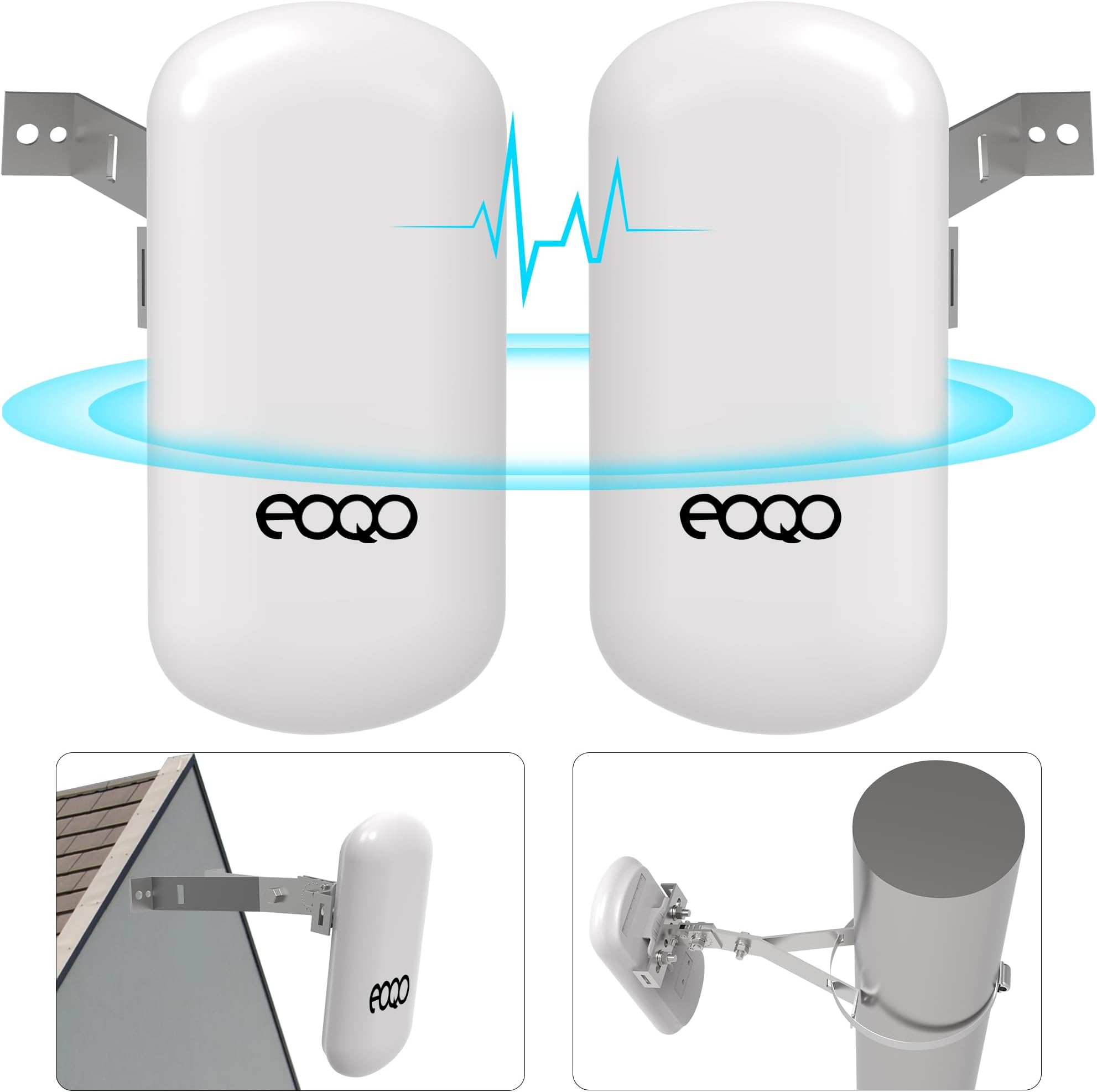 Amazon.com: Point to Point 1.5KM Long Range Wireless Bridge with ...