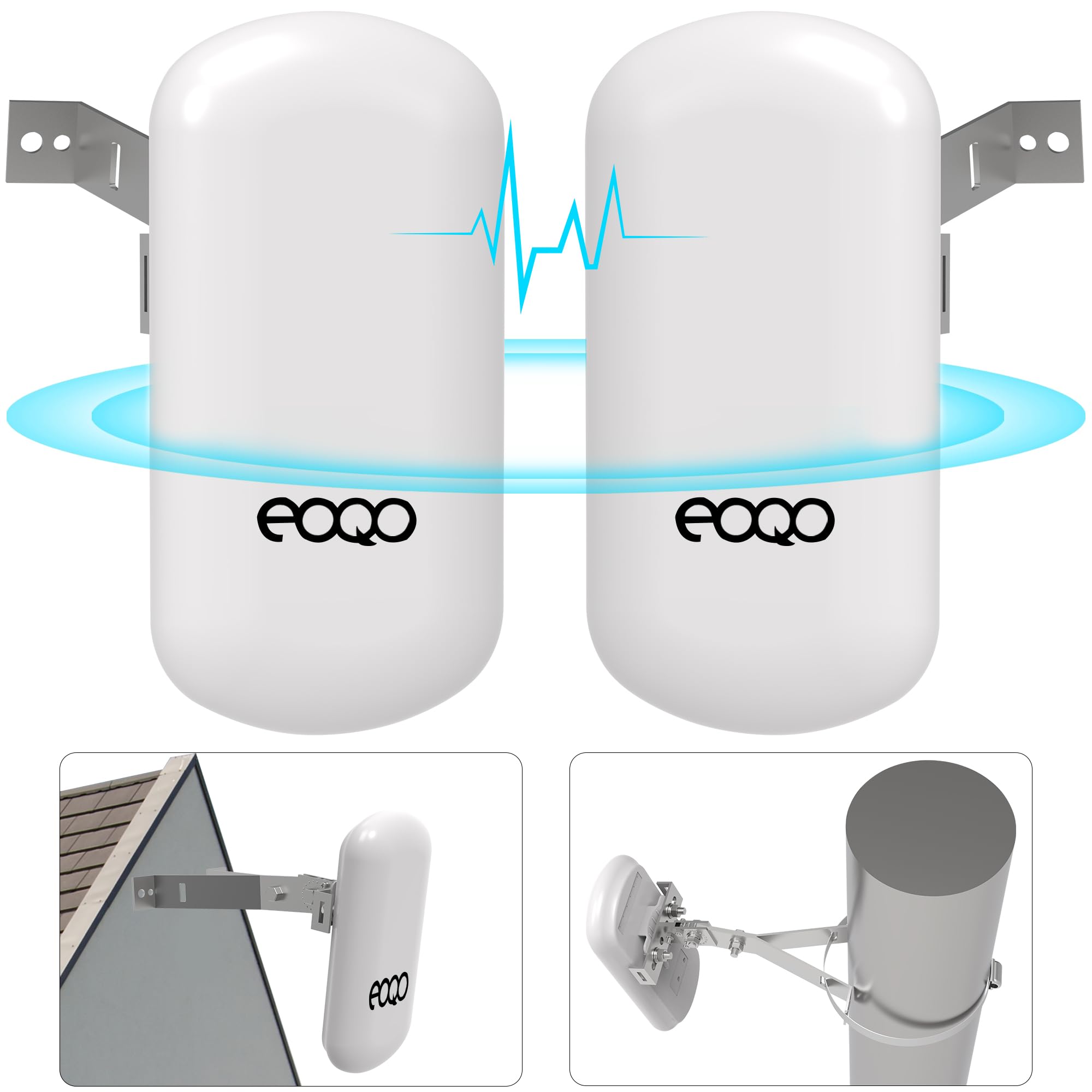 Amazon.com: Point to Point 1.5KM Long Range Wireless Bridge with ...
