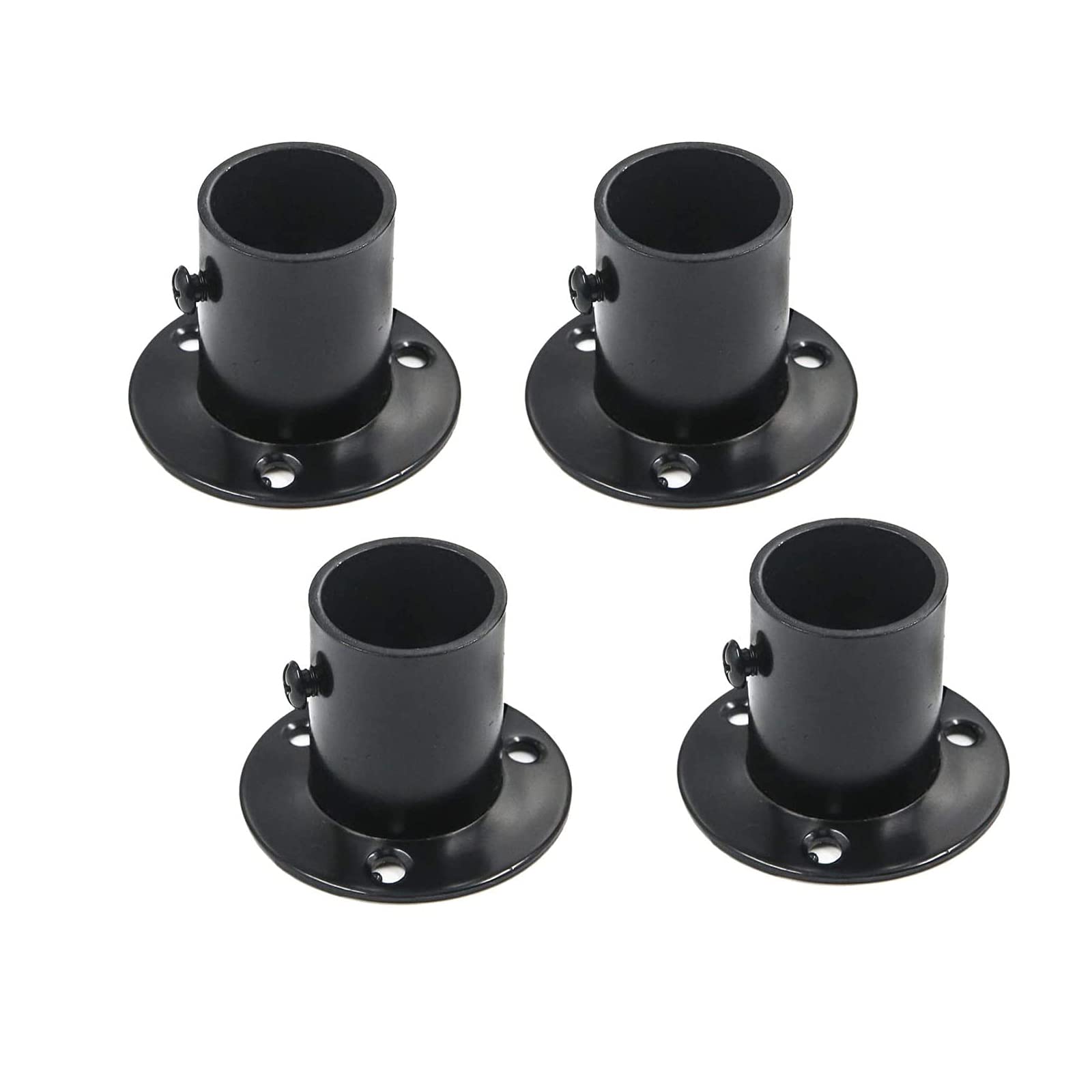 Amazon.com: Antrader Stainless Steel Matte Black 1-Inch Dia. Closet Rod ...