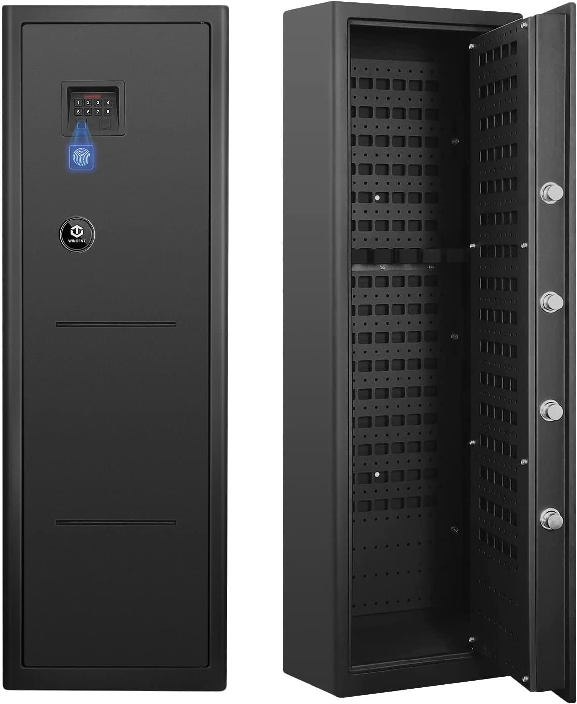 Amazon.com: WINCENTPRO Large Gun Safe, Biometric Gun Safes for Rifles ...
