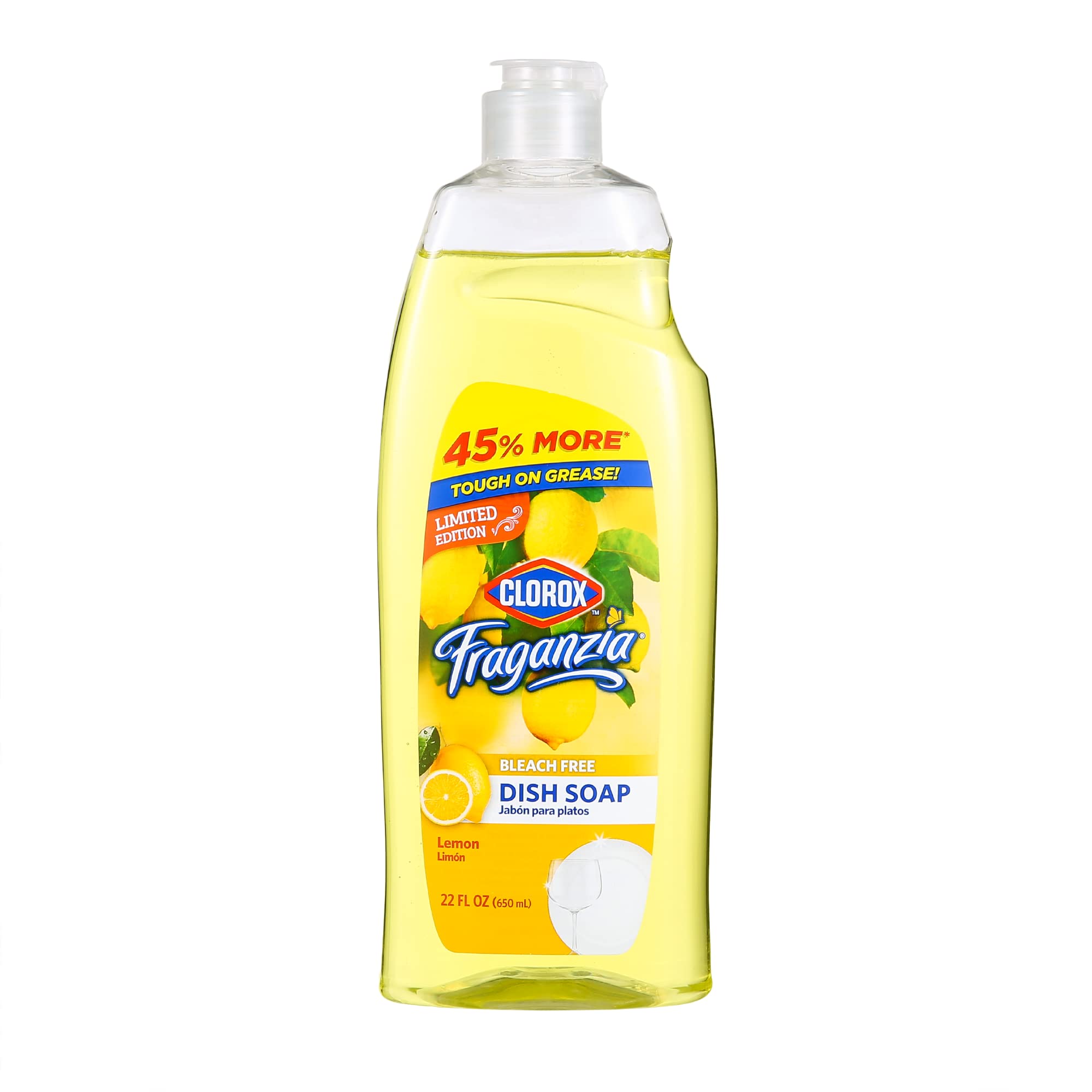 Snapklik.com : Fraganzia Liquid Dish Soap, Lemon Scent - Dishwashing ...