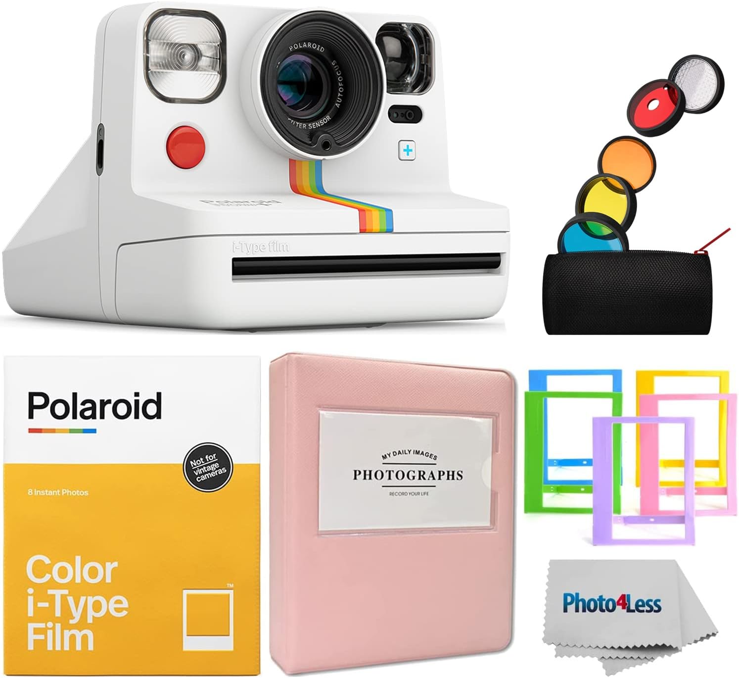 Amazon.com : Polaroid GO Instant Mini Camera White + Polaroid GO Color ...
