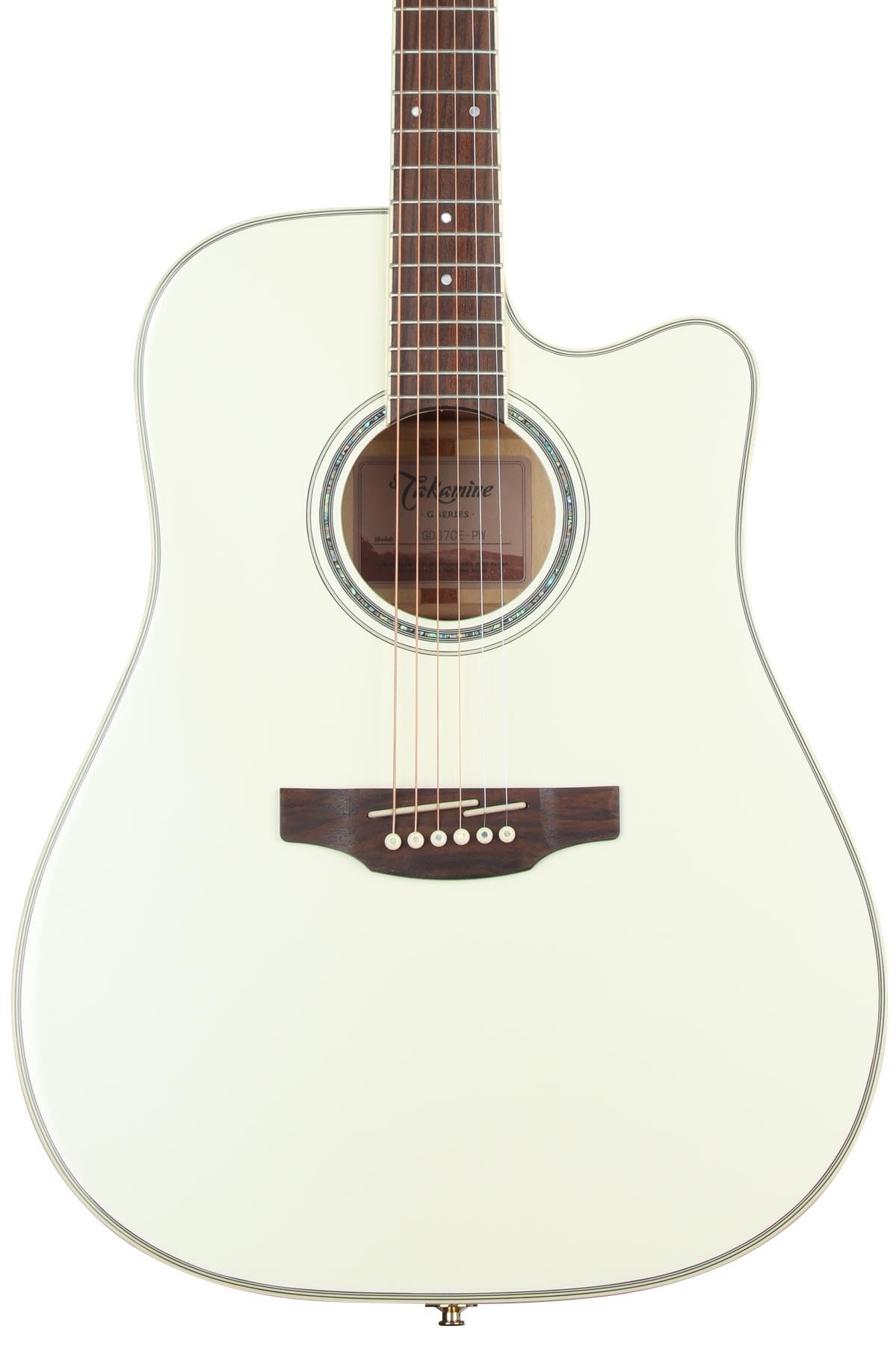 Amazon.com: Takamine GD-37CE PW Acoustic-electric Guitar - Pearl White ...