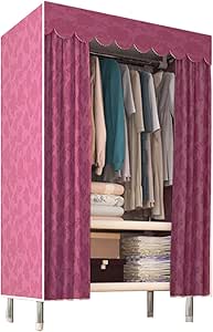 Amazon.co.jp: Assemble Closet Strong Wardrobe Temporary Durable Closet ...