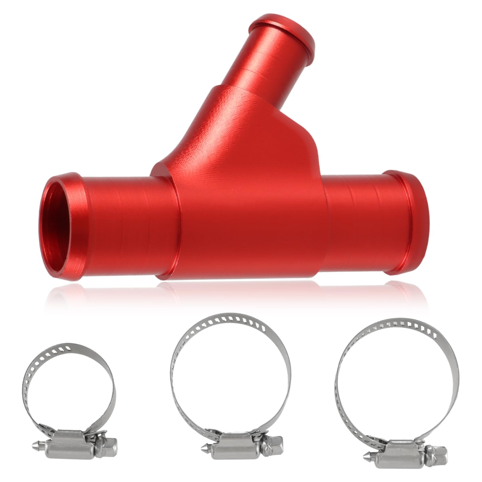 Amazon.com: HIMARKLIF Weldless Aluminum Radiator Coolant Y-Pipe ...