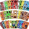 Amazon.com: 30 Sheets Sprunki Stickers, Make-a-face Stickers for Kids ...