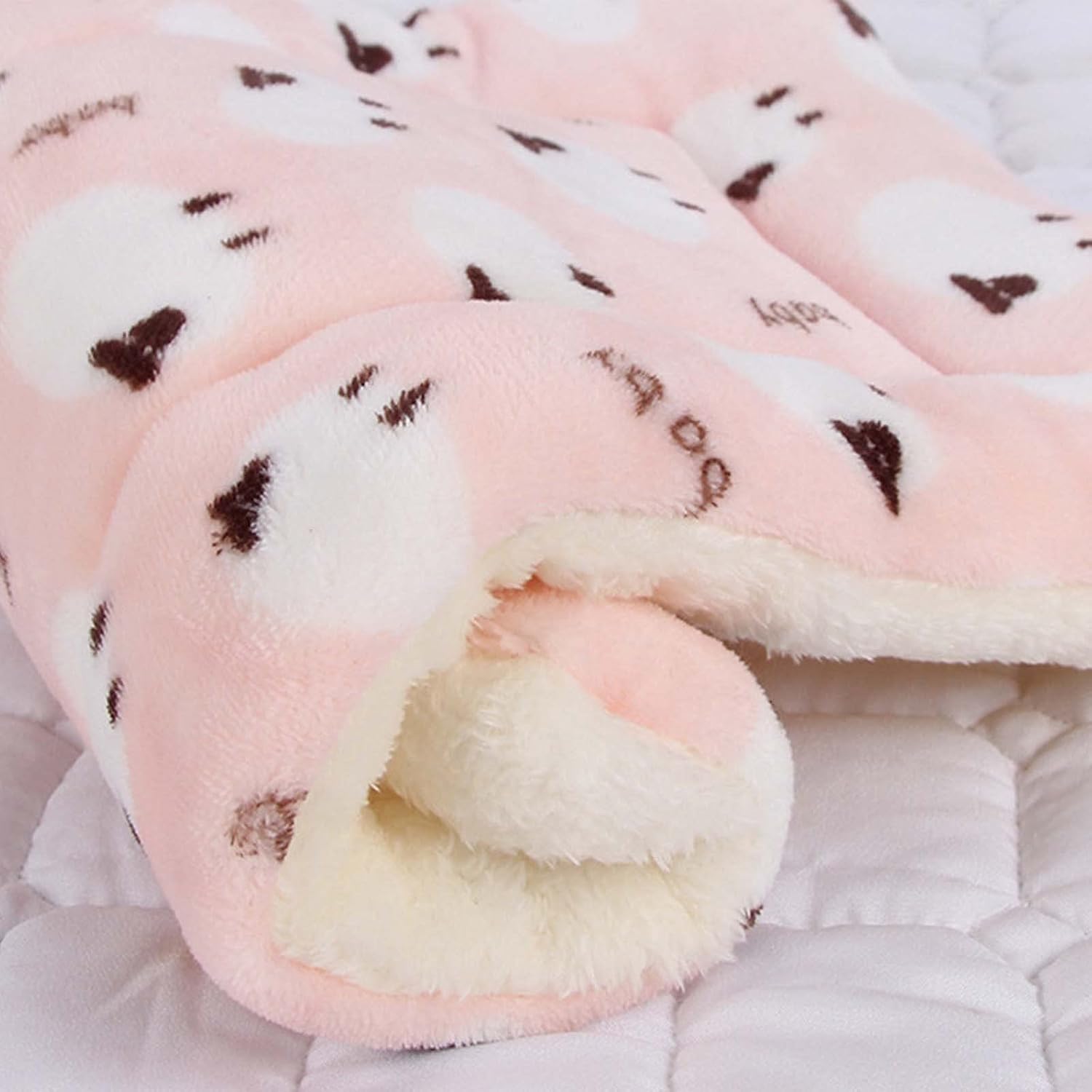 iik Cozy Calming Cat Blanket, Ultra Soft Dog/Cat Bed Mat with Cute ...