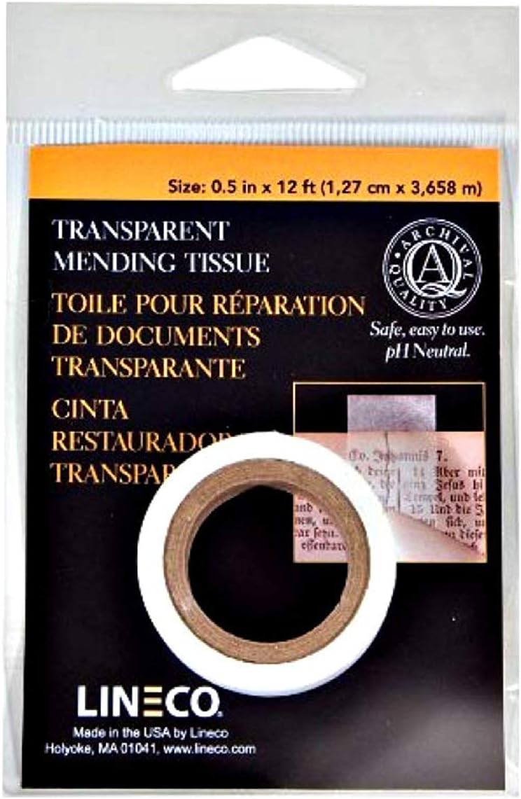 Transparent Mending Tissue (15m by 13mm) : Amazon.co.uk: Home & Kitchen