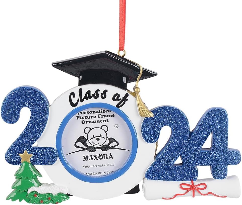 Amazon.com: Hallmark Graduation Cap and Diploma 2024 Christmas Ornament ...