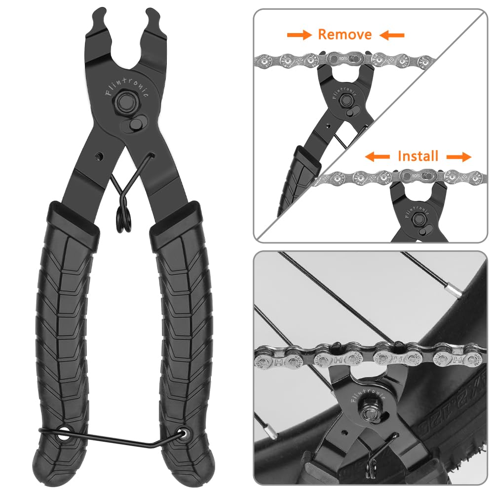 flintronic Bike Chain Tools Set, 4-in-1 Cycling Chain Tool Kit, Bike ...