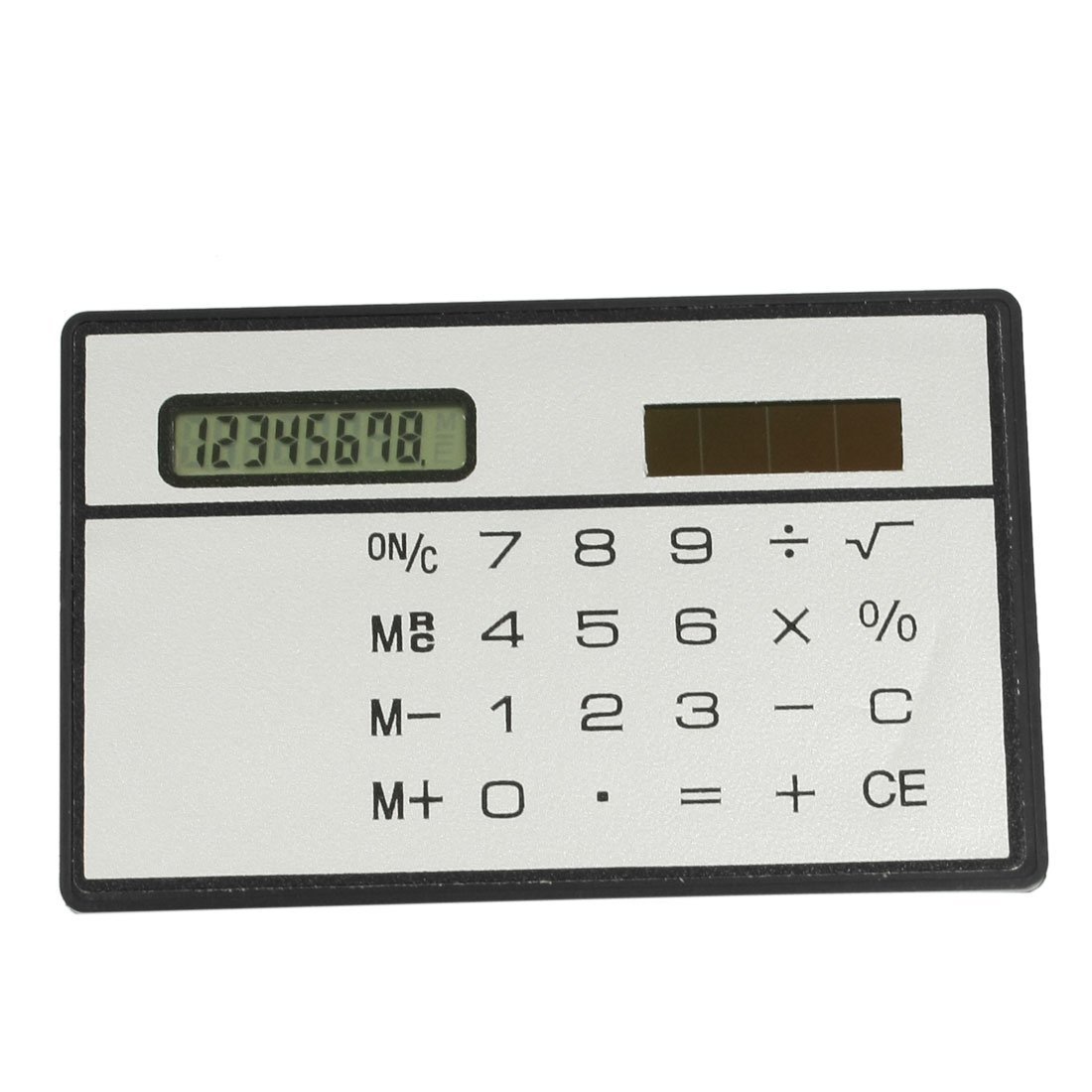 KCHOICE® 4 Row Digits Touch Screen Solar Energy Calculator, Black/Gray ...
