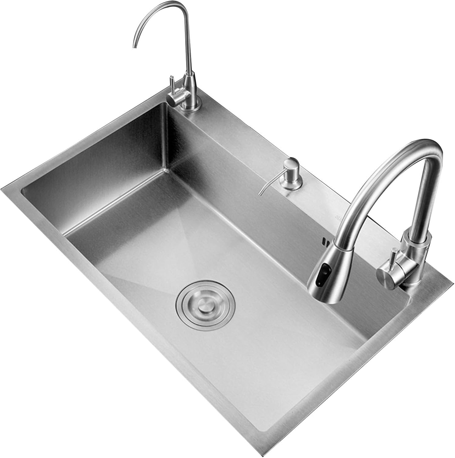 Amazon.com: YUETAO Bar Counter Single Bowl Sink with Faucet Household ...