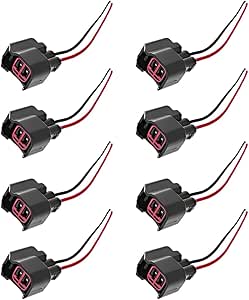 Amazon.com: HZEL Car Fuel Injector Connector, 8 PCS Automobile Fuel ...
