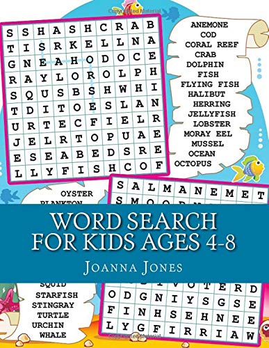 Word Search For Kids Ages 4-8 (Word Search Activities Workbooks 4-8 ...