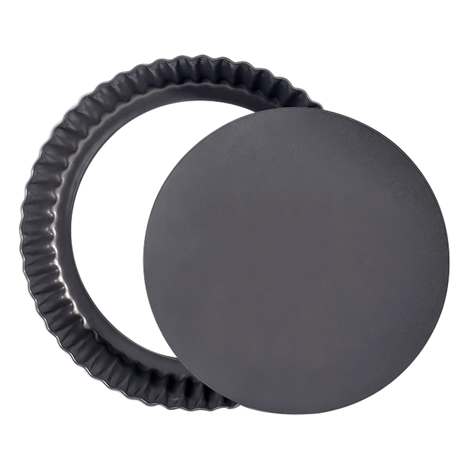 Amazon.com: Mooisco 8 Inch Tart Pan Fluted Fruit Pie Pans With ...