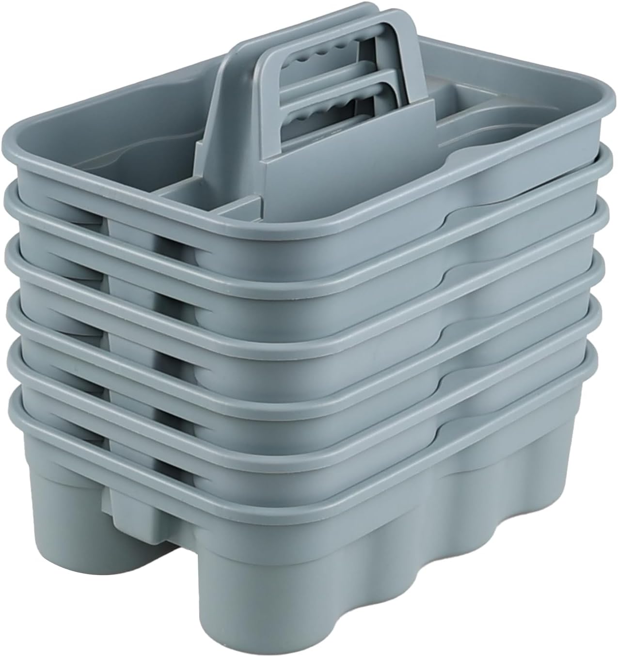 Amazon.com: Fiazony 6 Pack Plastic Cleaning Caddy with Handle for ...