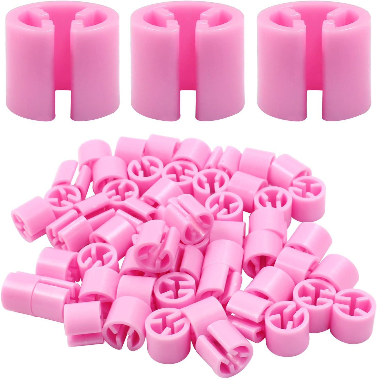 Amazon.com: Rierdge 100Pcs Clothes Hanger Marker Blank Clothing Colored ...