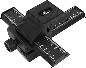Amazon.com : Macro Focusing Rail Slider, 4 Way Rail Slider Accurate ...