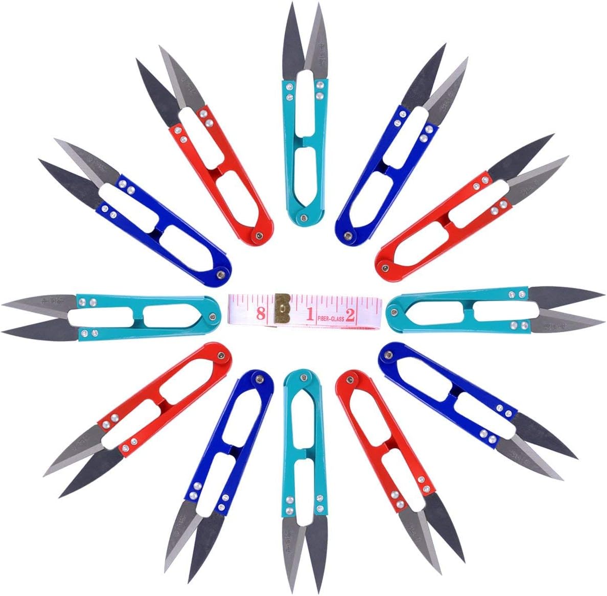 Amazon.com: XINMEIWEN 4PCS Portable Yarn Scissors Multipurpose U-Shaped ...