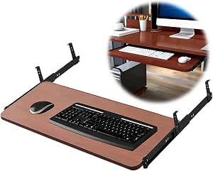 Amazon.co.jp: Keyboard Tray, Retrofitable, Desk Slide, Sliding Type ...
