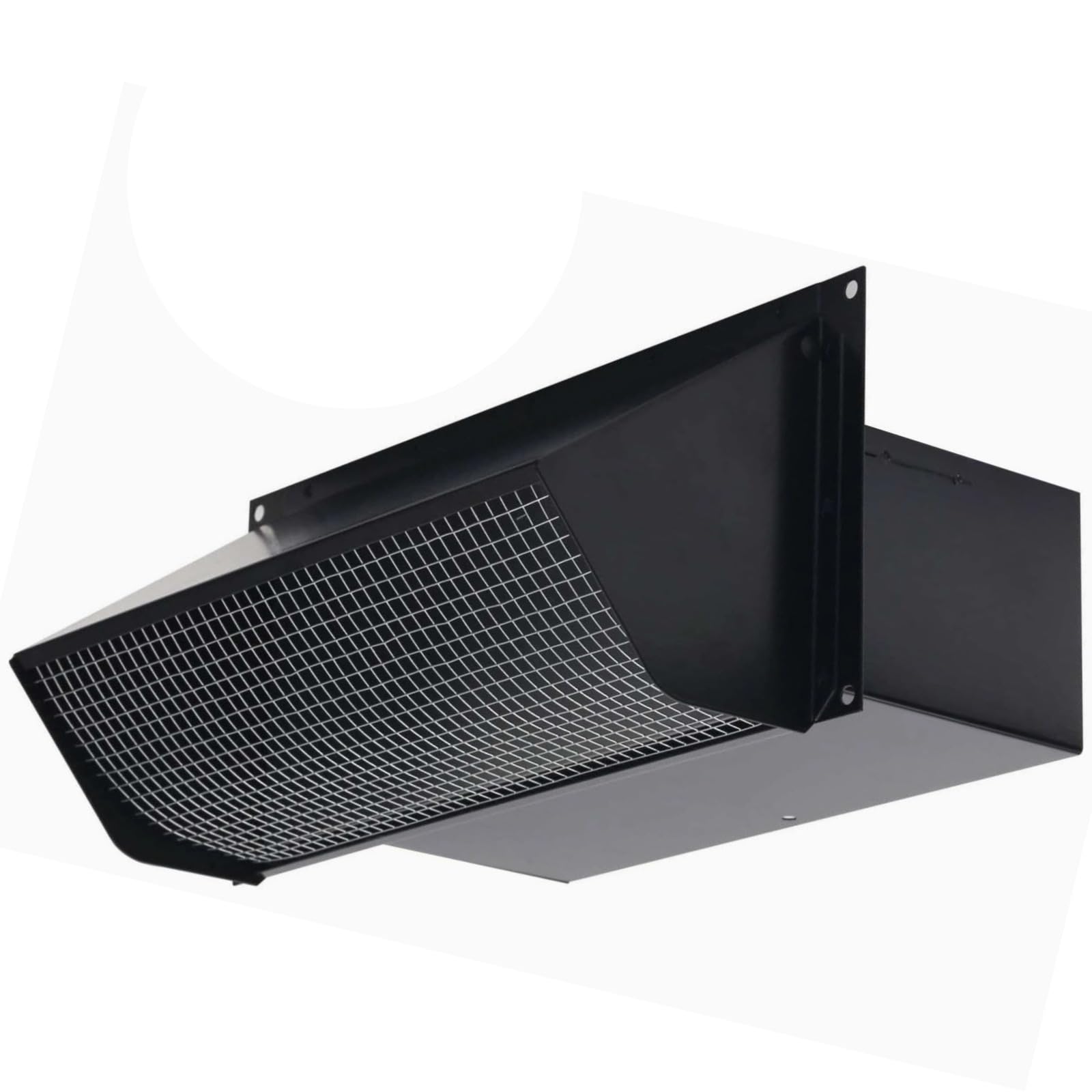 Amazon.com: Hooded Wall Vent with Screen and Damper, Galvanized Steel ...