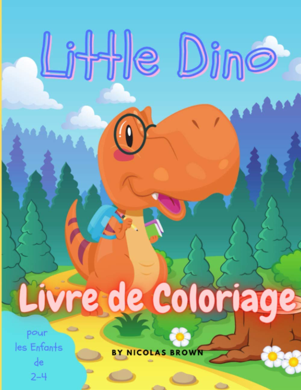 Buy Little Dino: livre de coloriage de dinosaures pour les enfants de 2 ...