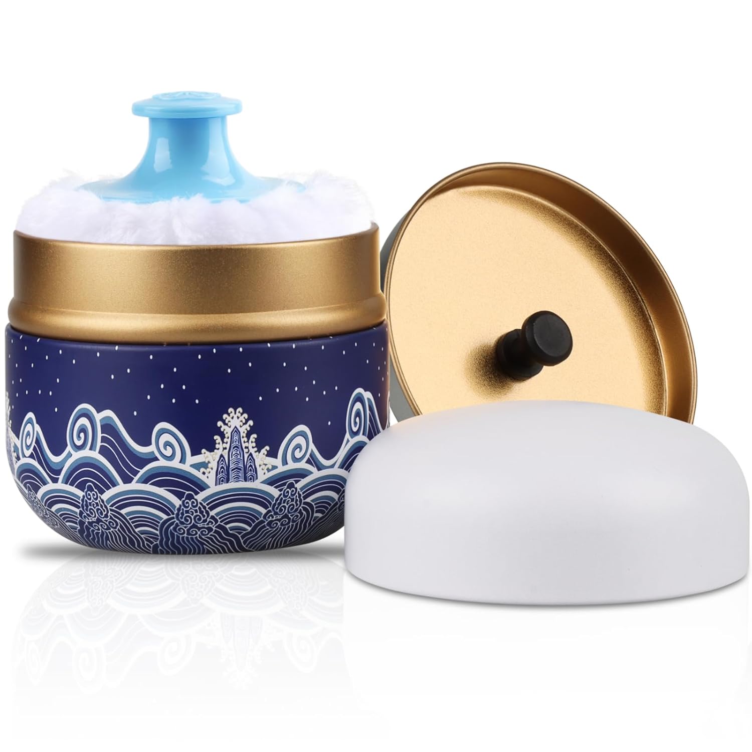 Dusting Powder Puff Container at Joyce Collins blog