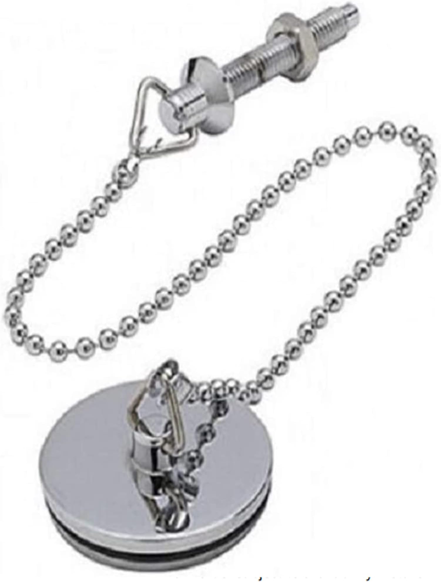 Chrome Sink Plug with Chain for Hand Washing Basin 1 1/2 Inch (38mm ...