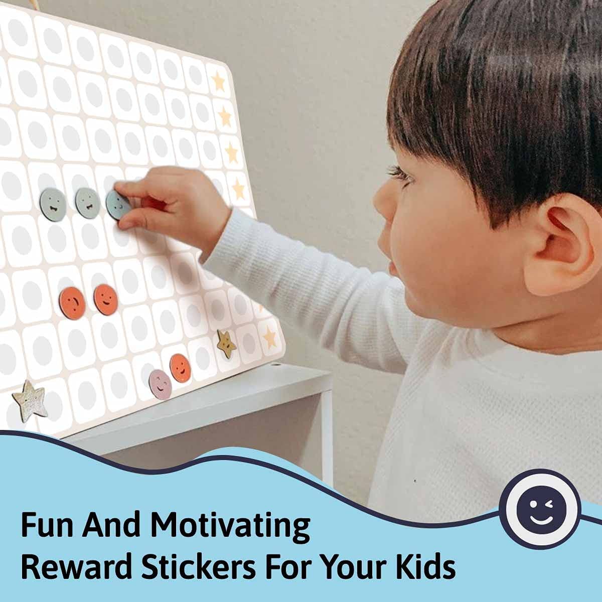 Snapklik.com : Animal Theme Potty Training Reusable Stickers