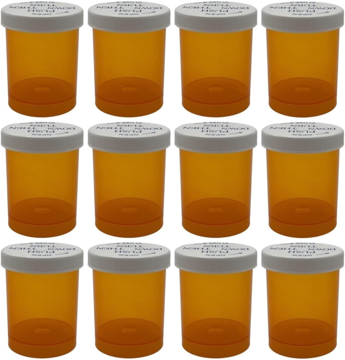 Amazon.com: Empty Plastic Medicine Pill Bottles with Child Resistant ...