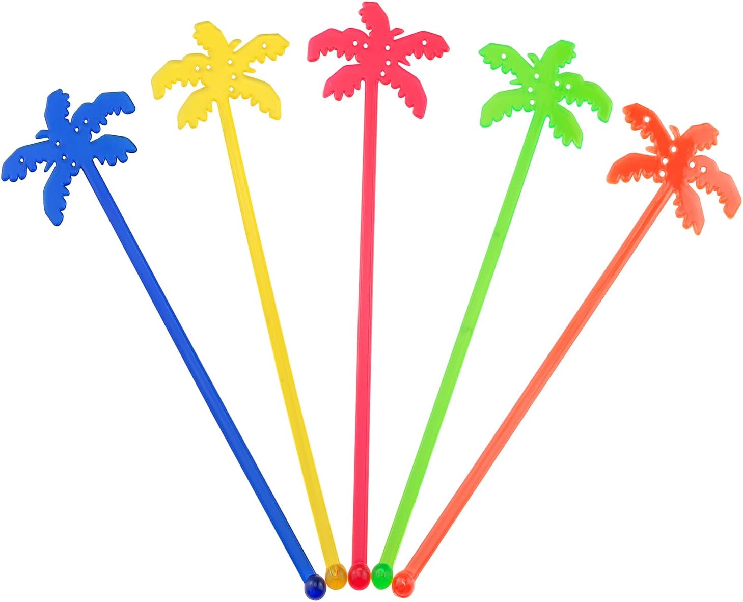 Amazon.com | ZZLZX 50PCS Coconut Decorative Stirring Sticks Tropical ...