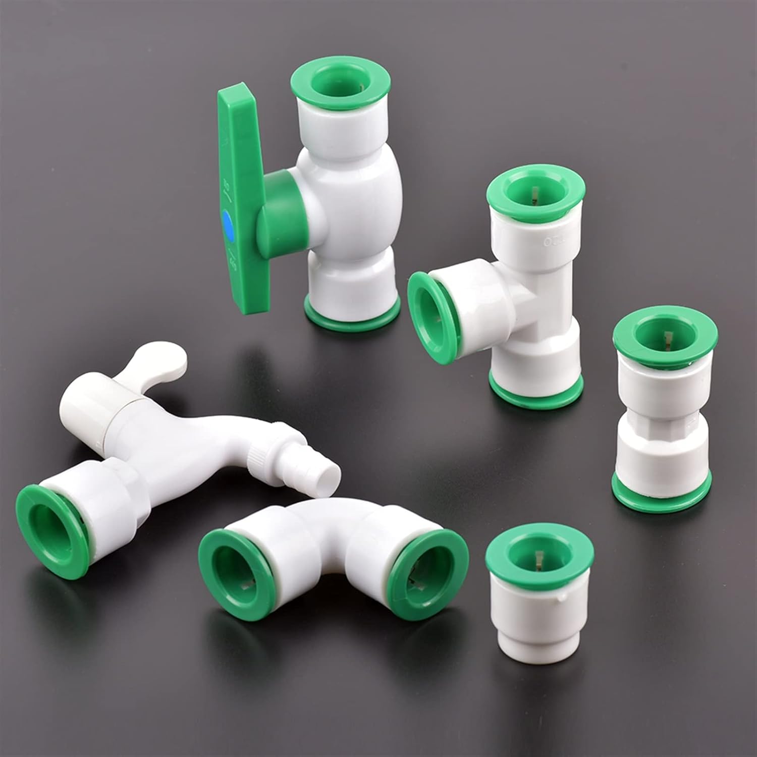 Amazon.com: PE PVC PPR Water Pipe Valve Quick Connector Irrigation House Decoration Water Pipe ...