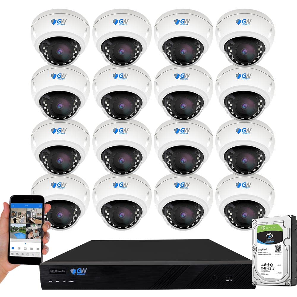Amazon.com : GW Security 16 Channel 4K NVR 8MP AI Human Vehicle ...