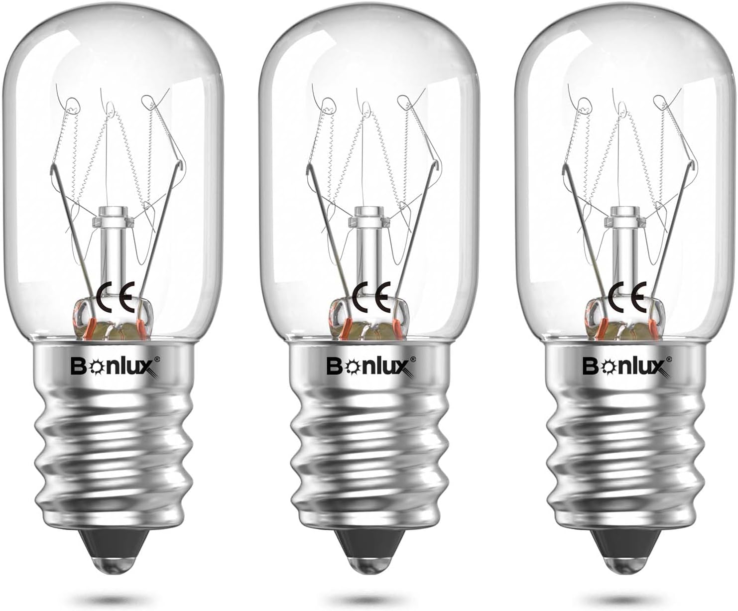 3 x PHILIPS 25w SES E14 Small Screw Cap Pygmy Lamps >300 Degree C ...