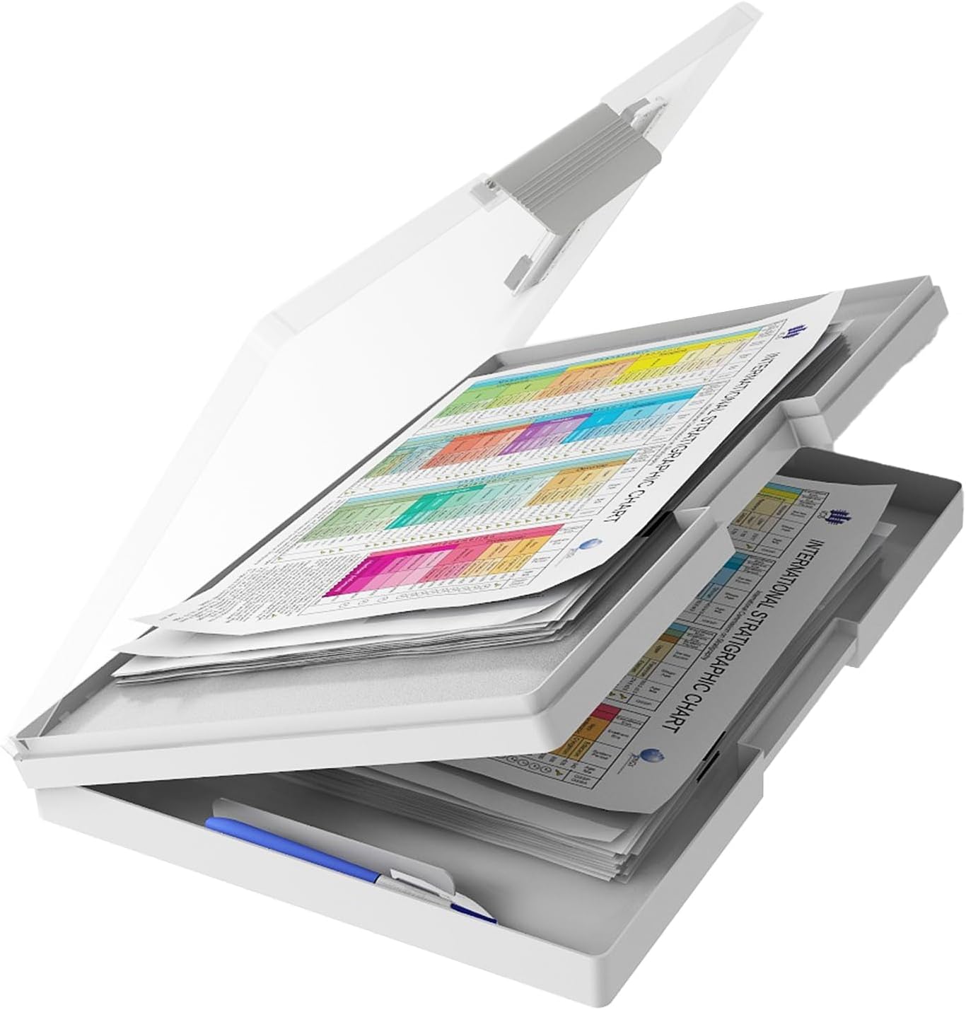 Natwind Clipboard with Storage 24x34 cm,Heavy Duty Clip Boards with 2 ...