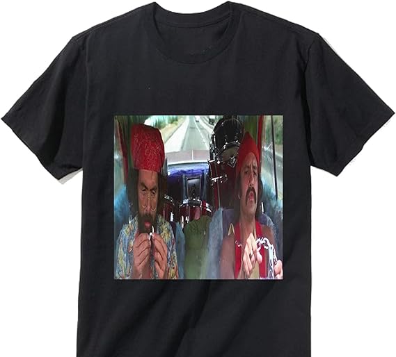 Amazon.com: Cheech and Chong Shirt T-Shirt Vintage Movie Tee Gift ...