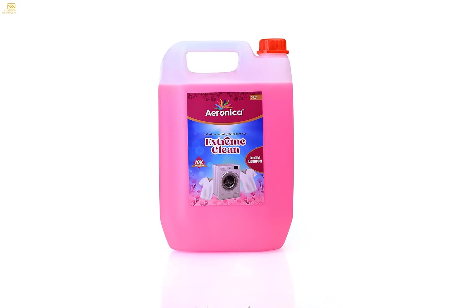 BHOLE INDUSTRIES Aeronica pink detergent liquid,Laundry Liquid for ...