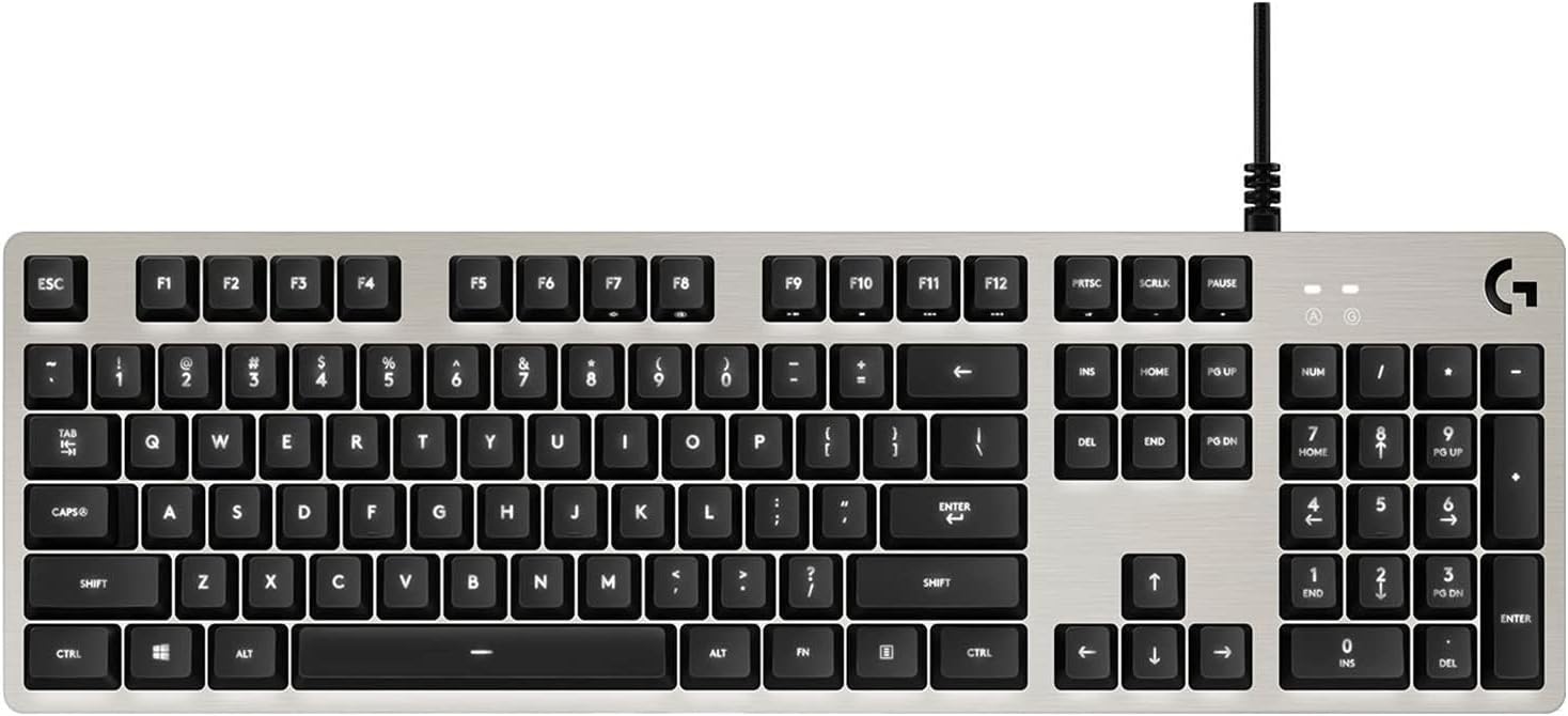 Amazon.com: Logitech - G413 Mechanical Gaming Keyboard - Silver ...