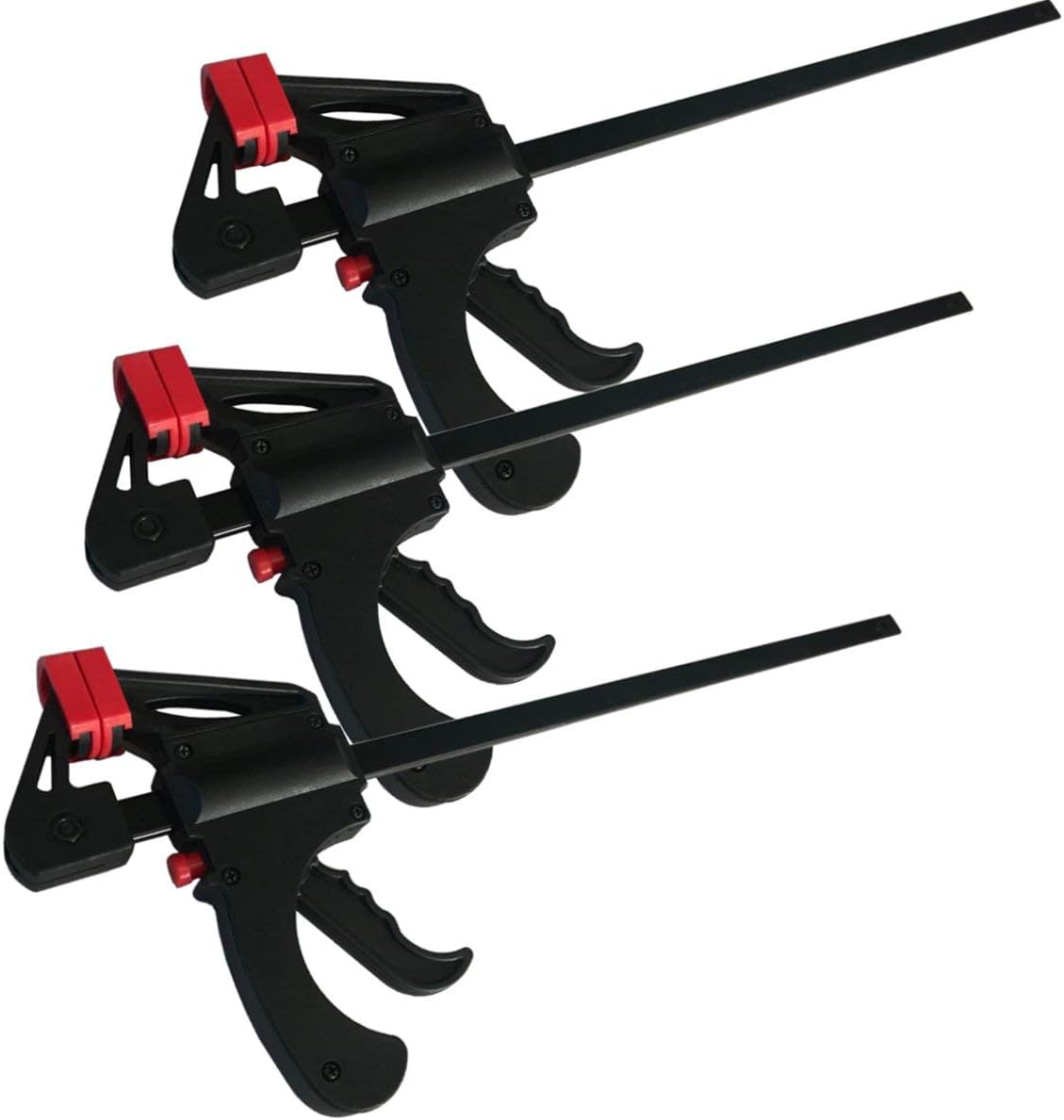 (Pack of 3) 18" (450mm) Heavy Duty Quick Action Bar Clamp - Rapid ...