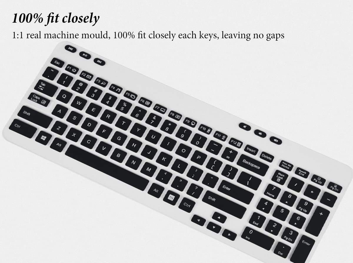 Snapklik.com : Keyboard Cover For K360 Wireless Desktop Keyboard