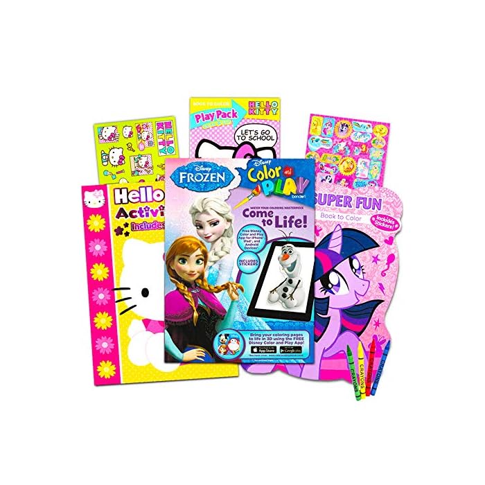 Buy Coloring Books with Stickers Assortment ~ Hello Kitty Coloring Book ...