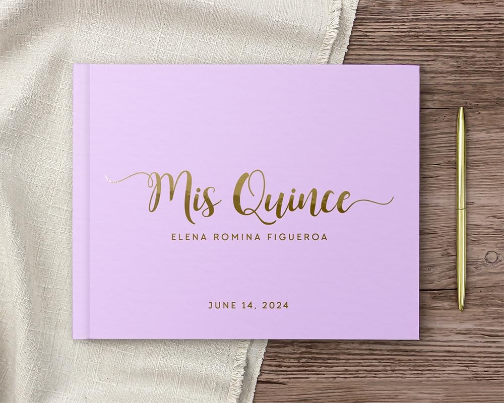 Amazon.com: Quinceanera Guest Book Mis Quince Photo Album Book ...
