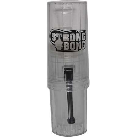 Buy STRONG BONG Portable Travel Bong with Built-in Herb Grinder with ...