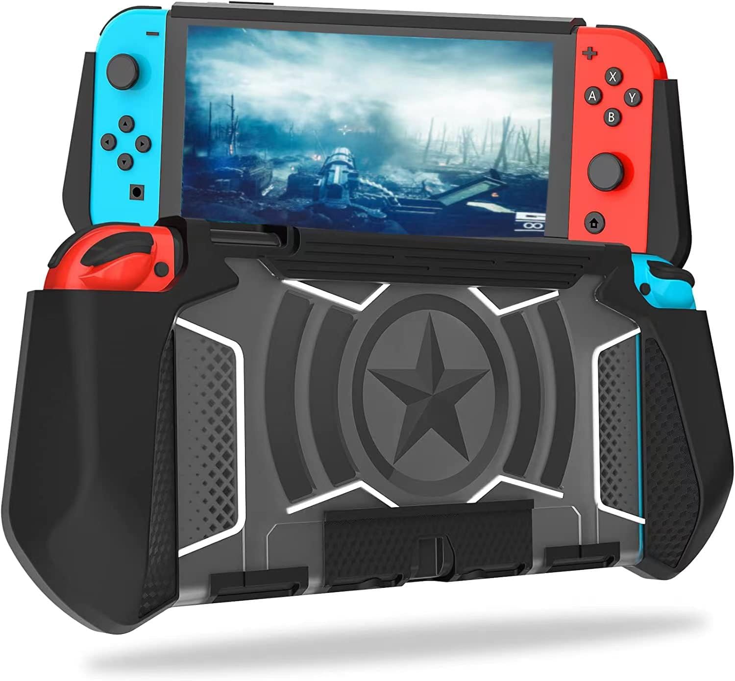 Amazon.com: Skyhao Dockable Case for Nintendo Switch OLED 2021, TPU ...