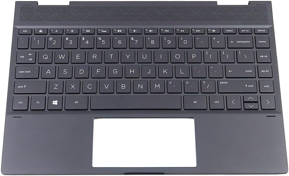 Amazon.com: Dark Ash Silver Laptop Top Cover Backlit US English Keyboard Palmrest Assembly ...