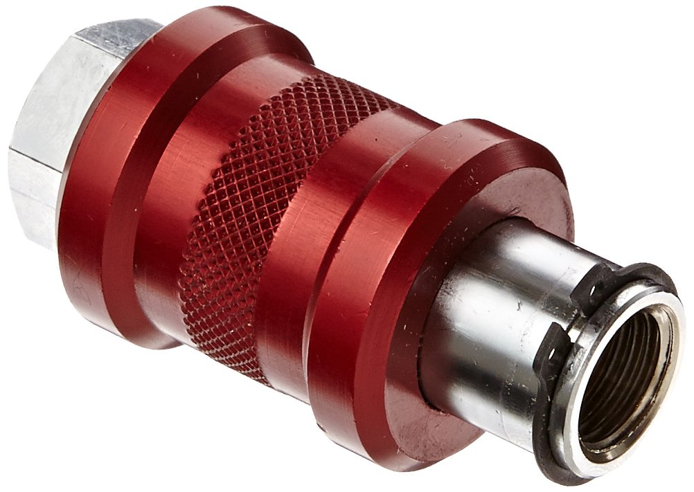 Legris 0669 07 13 Nickel-Plated Brass Slide Valve, 1/4" BSPP Female ...