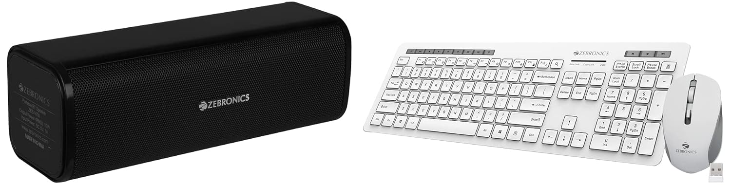 Amazon.in: Buy ZEBRONICS Zeb-Companion 500 2.4GHz Wireless Keyboard ...